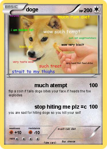 Pokémon doge 911 911 - much atempt - My Pokemon Card