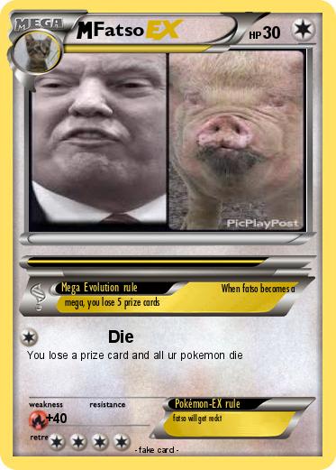 Pokémon Fatso 123 123 - Die - My Pokemon Card