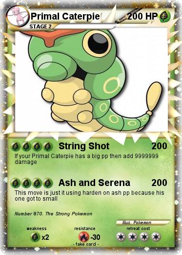 Pokémon Primal Caterpie - String Shot - My Pokemon Card