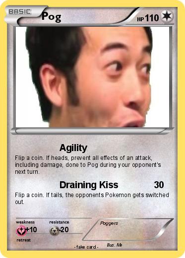 Pokémon Pog 14 14 - Agility - My Pokemon Card