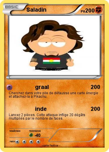 Pokémon Saladin 13 13 - graal - Ma carte Pokémon