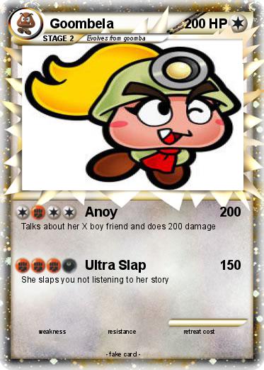 Pokémon Goombela 1 1 - Anoy - My Pokemon Card