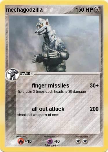Pokémon mechagodzilla 238 238 - finger missiles - My Pokemon Card