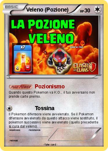 Pokémon Veleno Pozione - Pozionismo - My Pokemon Card