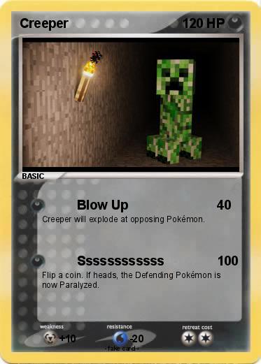 Pokémon Creeper 3718 3718 - Blow Up - My Pokemon Card