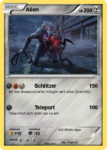 Pokémon Alien 1096 1096 - Schlitzer - My Pokemon Card