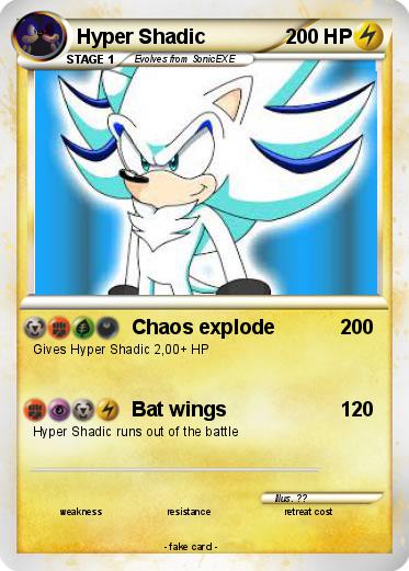 Pokémon Hyper Shadic 162 162 - Chaos explode - My Pokemon Card