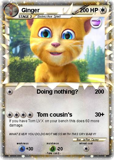 Pokémon Ginger 222 222 - Doing nothing? - My Pokemon Card