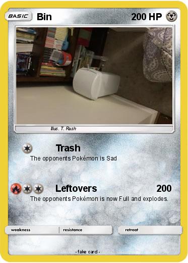 Pokémon Bin 126 126 - Trash - My Pokemon Card