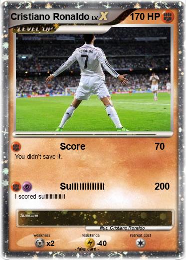 Pokémon Cristiano Ronaldo 904 904 - Score - My Pokemon Card