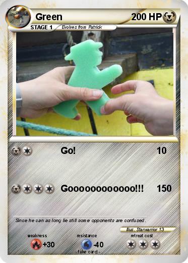 Pokémon Green 1537 1537 - Go! - My Pokemon Card