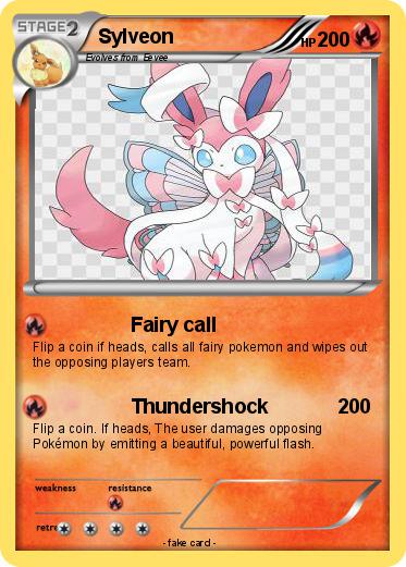 Pokémon Sylveon 412 412 - Fairy call - My Pokemon Card