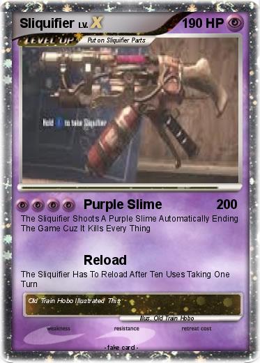Pokémon Sliquifier - Purple Slime - My Pokemon Card