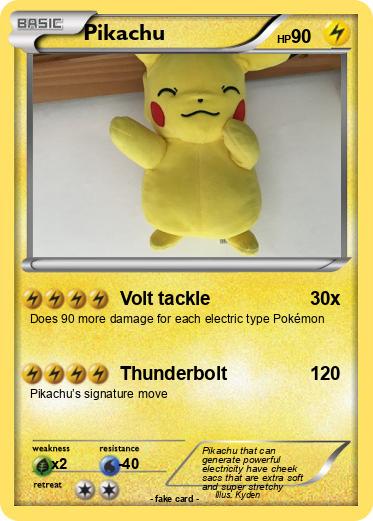 Pokémon Pikachu 23721 23721 - Volt tackle - My Pokemon Card