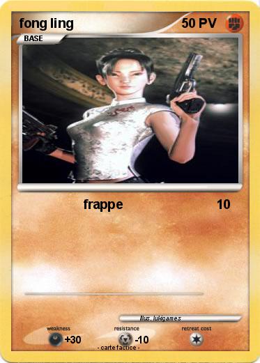 Pokémon fong ling - frappe - Ma carte Pokémon