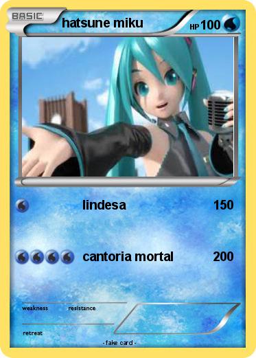Pokémon hatsune miku 406 406 - lindesa - My Pokemon Card