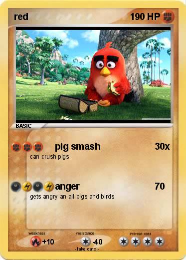 Pokémon red 4516 4516 - pig smash - My Pokemon Card
