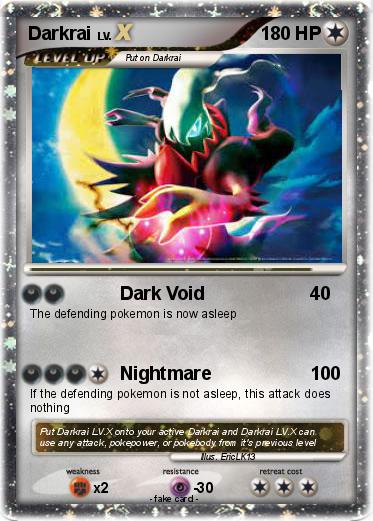 Pokémon Darkrai 3875 3875 - Dark Void - My Pokemon Card