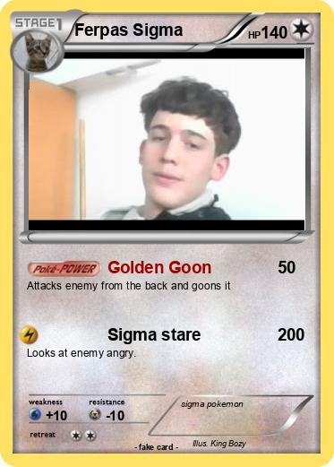Pokémon Ferpas Sigma - Golden Goon - My Pokemon Card