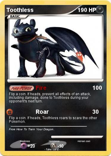 Pokémon Toothless 713 713 - Fire - My Pokemon Card