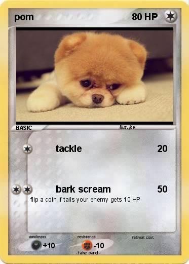 Pokémon pom 19 19 - tackle - My Pokemon Card