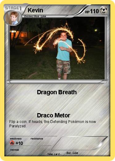 Pokémon Kevin 975 975 - Dragon Breath - My Pokemon Card