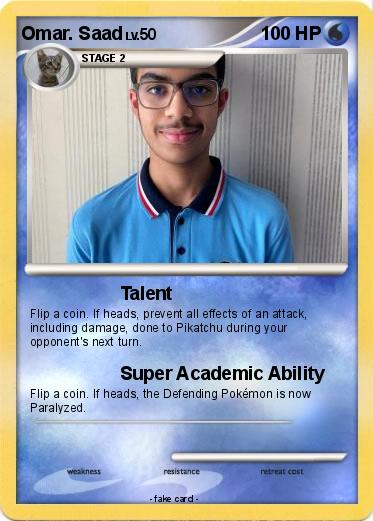 Pokémon Omar Saad - Talent - My Pokemon Card