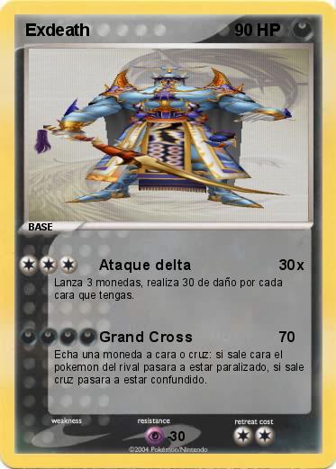 Pokémon Exdeath - Ataque delta - My Pokemon Card