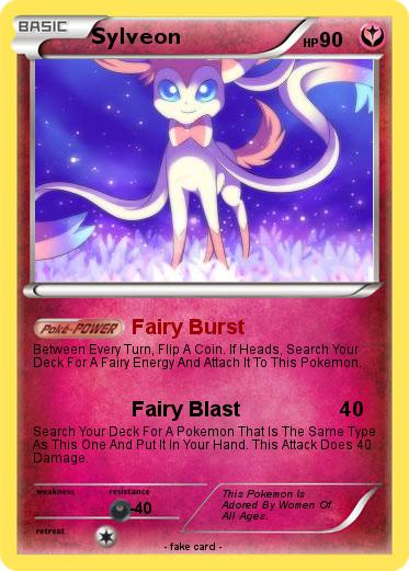 Pokémon Sylveon 676 676 - Fairy Burst - My Pokemon Card