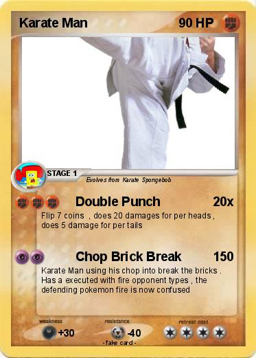 Pokémon Karate Man 8 8 - Double Punch - My Pokemon Card