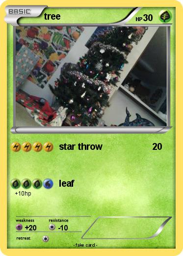 Pokémon tree 698 698 - star throw - My Pokemon Card