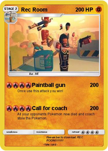 Pokémon Rec Room - Paintball gun - My Pokemon Card