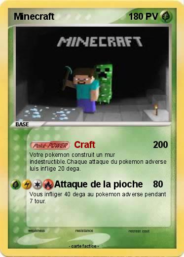 Pokémon Minecraft 641 641 - Craft - Ma carte Pokémon