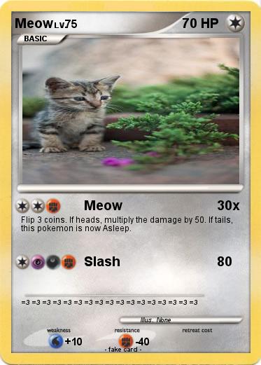 Pokémon Meow 273 273 - Meow - My Pokemon Card