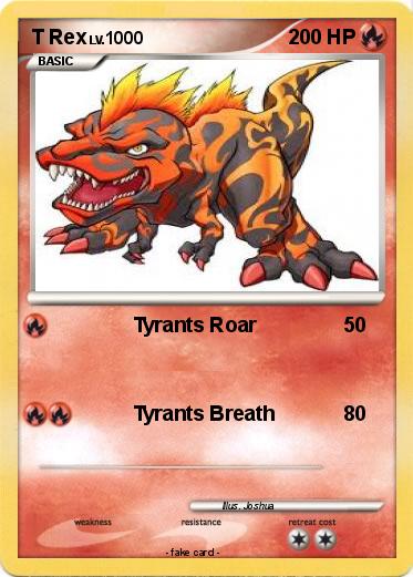 Pokémon T Rex 350 350 - Tyrants Roar - My Pokemon Card