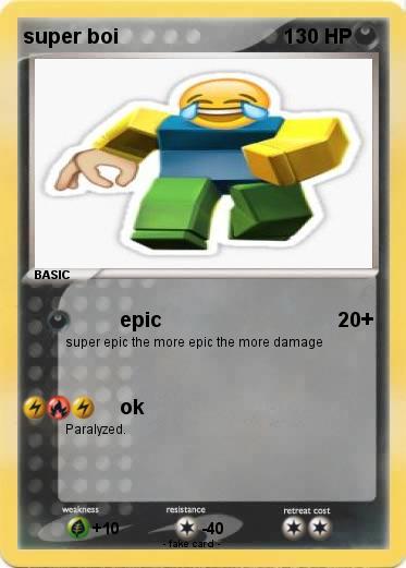 Pokémon super boi 1 1 - epic - My Pokemon Card