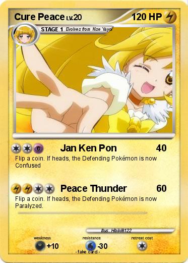 Pokémon Cure Peace - Jan Ken Pon - My Pokemon Card
