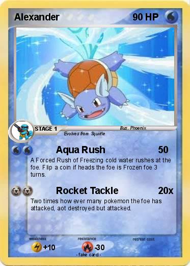 Pokémon Alexander 29 29 - Aqua Rush - My Pokemon Card