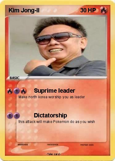 Pokémon Kim Jong Il 13 13 - Suprime leader - My Pokemon Card