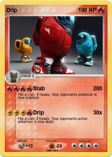 Pokémon Drip 183 183 - Stab - My Pokemon Card