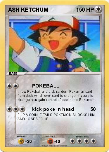 Pokémon ASH KETCHUM 2 2 - POKEBALL - My Pokemon Card