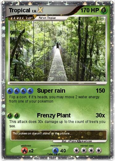 Pokémon Tropical 9 9 - Super rain - My Pokemon Card
