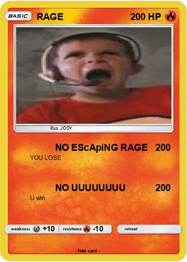Pokémon RAGE 647 647 - NO EScApiNG RAGE - My Pokemon Card