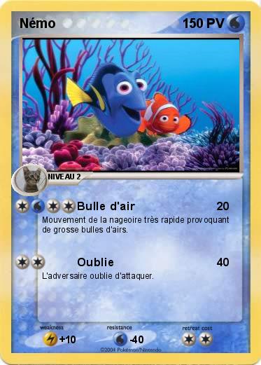 Pokémon Nemo 5 5 - Bulle d'air - Ma carte Pokémon