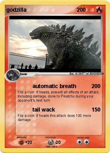Pokémon godzilla 3911 3911 - automatic breath - My Pokemon Card