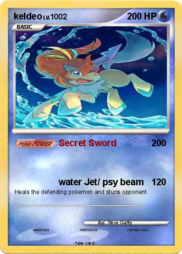 Pokémon keldeo 765 765 - Secret Sword - My Pokemon Card