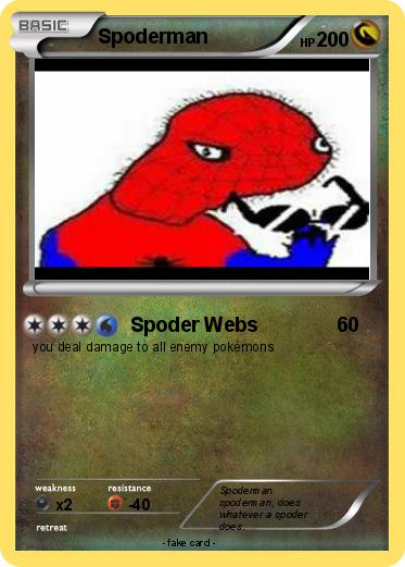 Pokémon Spoderman 115 115 - Spoder Webs - My Pokemon Card