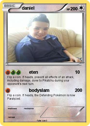 Pokémon daniel 710 710 - eten - My Pokemon Card