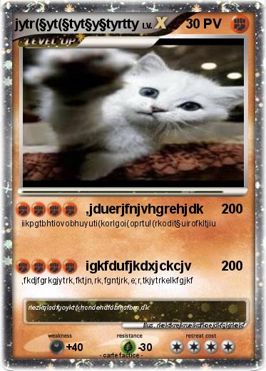 Pokémon jytr pyt ptytpyptyrtty - ,jduerjfnjvhgrehjdk - Ma carte Pokémon