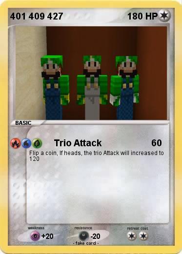 Pokémon 401 409 427 427 - Trio Attack - My Pokemon Card